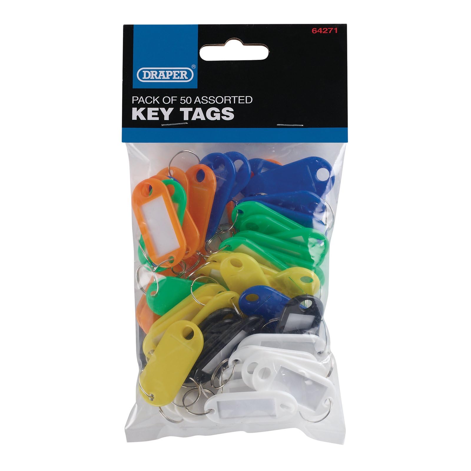 Draper 64271 48 Piece Key Tag Assortment : Amazon.co.uk: DIY & Tools