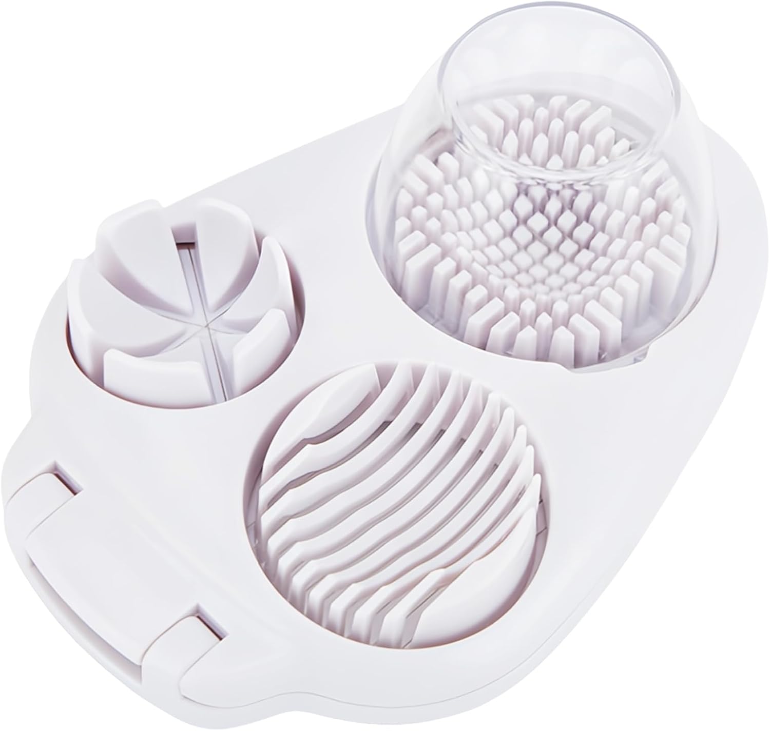 Amazon.com: 3-in-1 Egg Dicer for Hard Boiled Eggs, Egg Cutter with ...