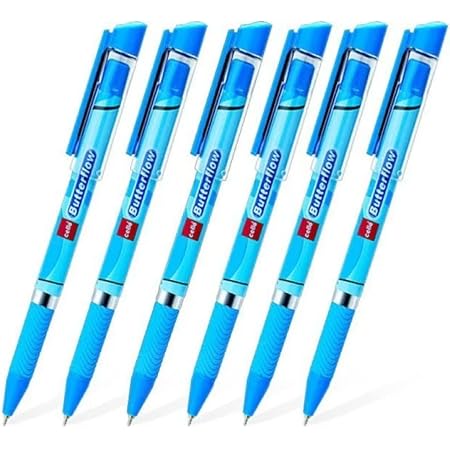 Cello Butterflow Simply Ball Pen - 0.7mm Tip [ 10 Blue + 5 Black + 5 ...