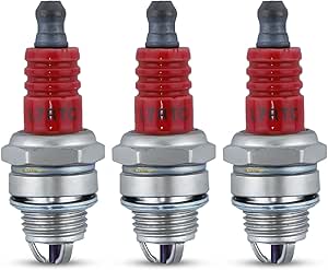 Amazon.com: Atunee 3pcs L7T Spark Plugs for Husqvarna 33CC 43CC 47CC 49CC 52CC 2 Stroke Small ...