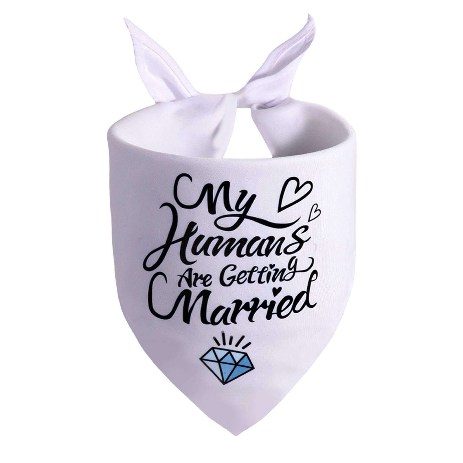 Amazon.com : Engagement Gifts, My Humans are Getting Married Dog Bandana Large, Engagement Party ...