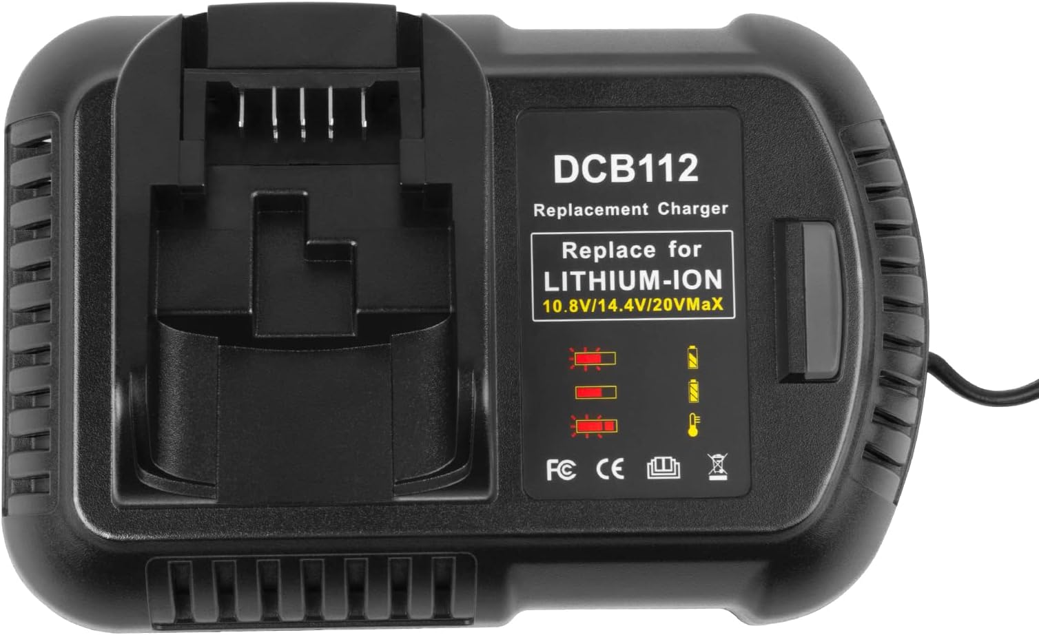 DCB105 Replacement Charger Compatible with Dewalt 12V-20V MAX Lithium ...