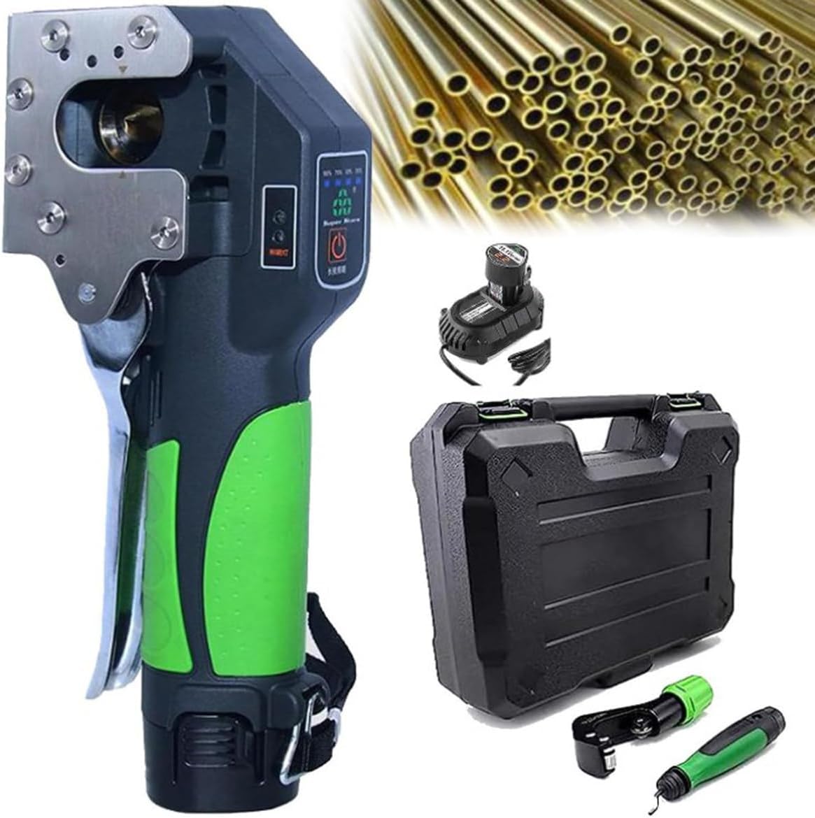 Copper Tube Flaring Tool Kit - Electric Power Tool with Pipe Cutter ...