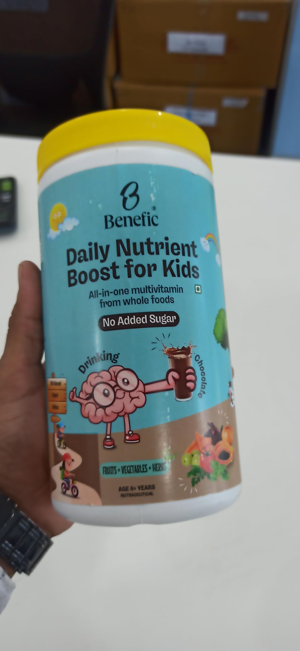 Benefic Daily Nutrient Boost for Kids Drinking Chocolate 300 Gm ...
