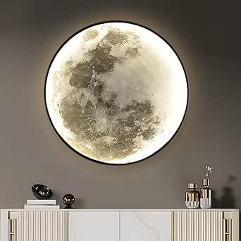 Explore Gold Diggers Large Moon Wall Sconce Plug in Modern LED Dimmable ...