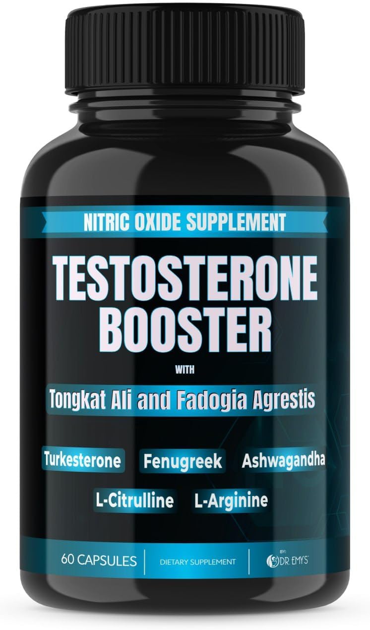 Amazon.com: Dr. Emy's (1 Pack Testosterone Booster-Tongkat Ali Fadogia ...
