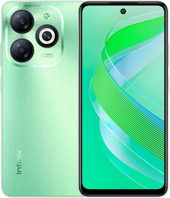 Infinix Smart 8 (RAM: 3+3GB, ROM: 64GB), 6.6" HD+ Display, 13MP Dual AI ...