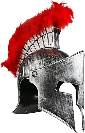 Amazon.com: Munetoshi Type 4 Halloween Plastic Medieval Knight Helmet ...