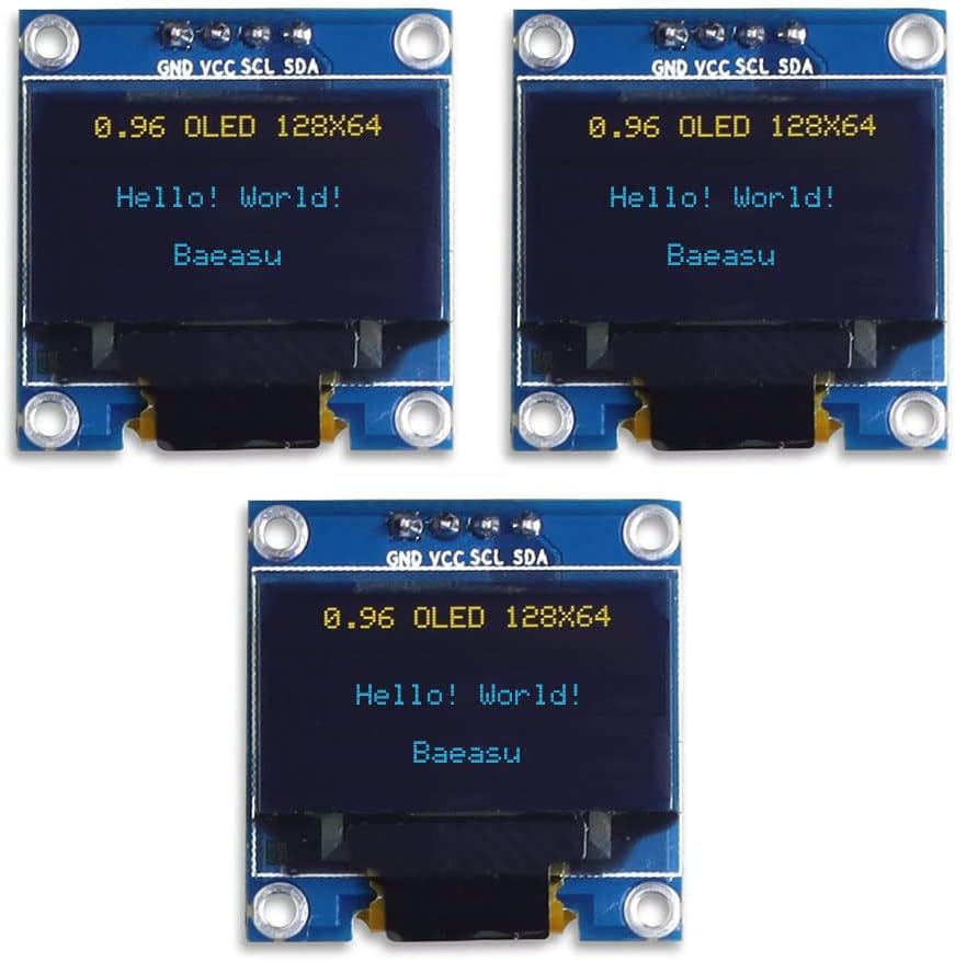 BAEASU 3-Pack 0.96 Inch OLED Display Module Philippines | Ubuy
