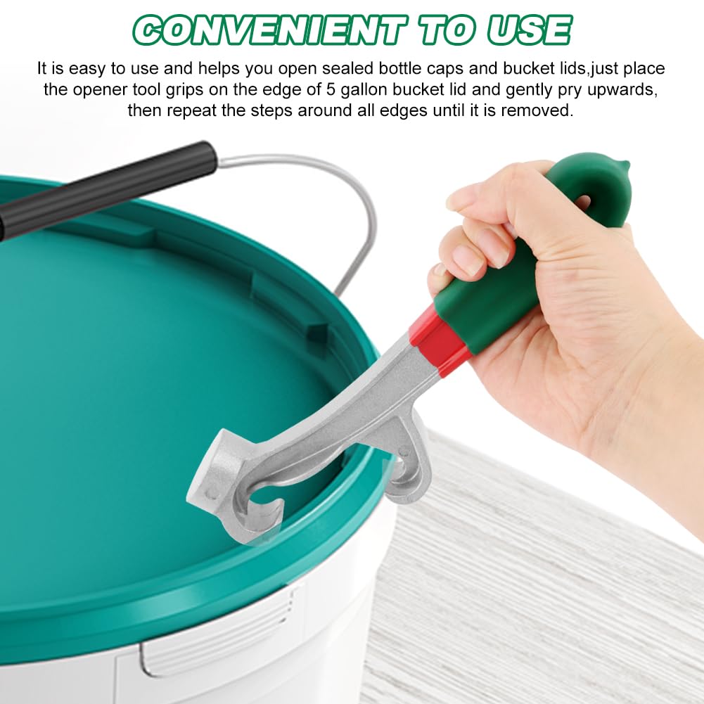 Paint Aoserge Bucket Opener Tool–8.5 Inch Aluminum Alloy And Can Opener ...