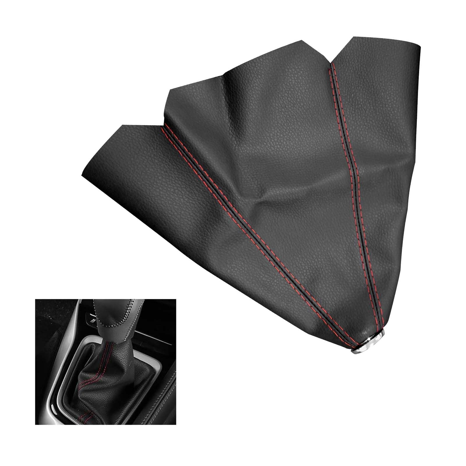 Amazon.com: Ziciner Car Shift Knob Shifter Boot Dust Cover, PU Leather ...