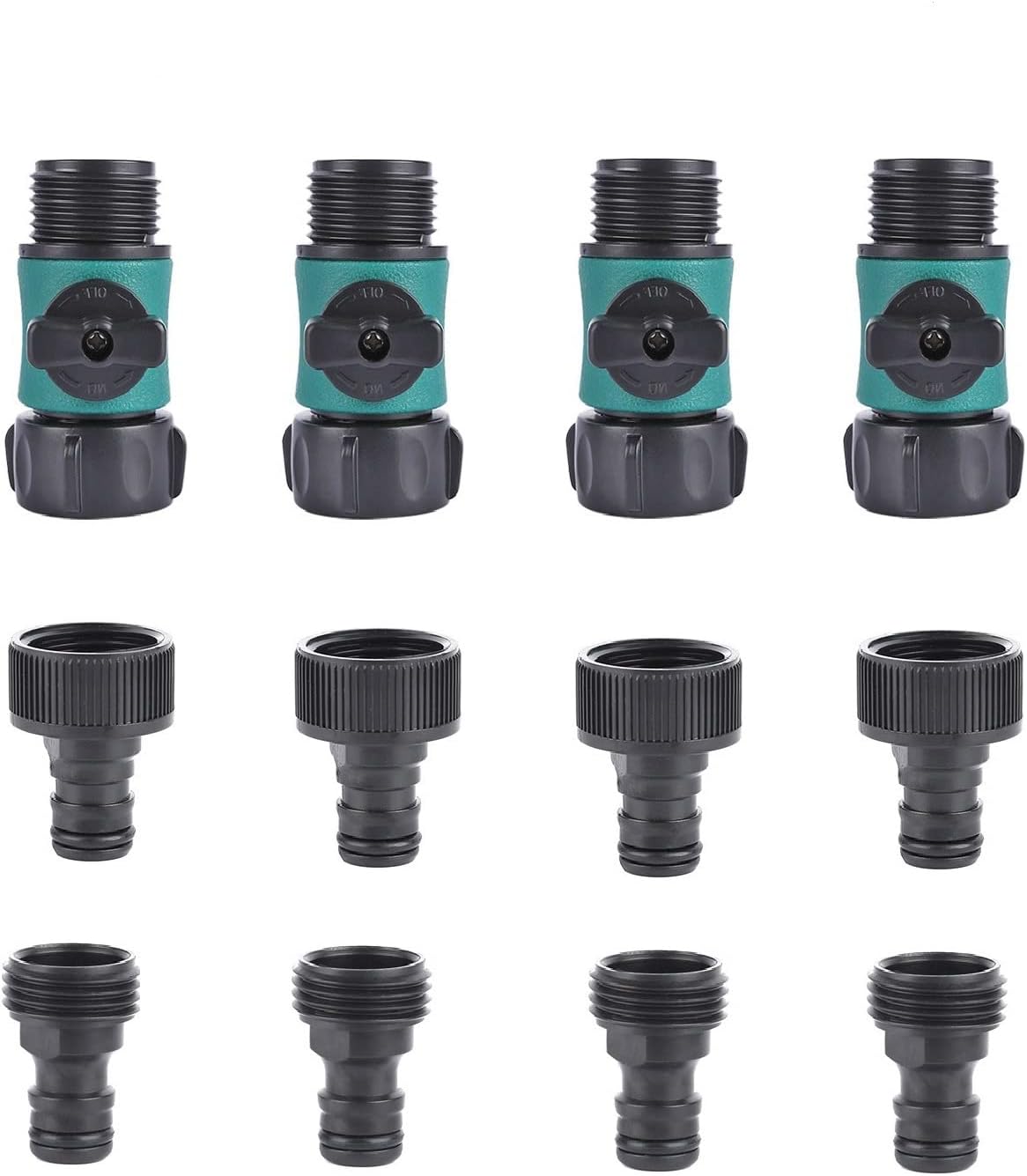 Amazon.com : La Farah Water Hose Quick Connect Fittings, Plastic Garden ...