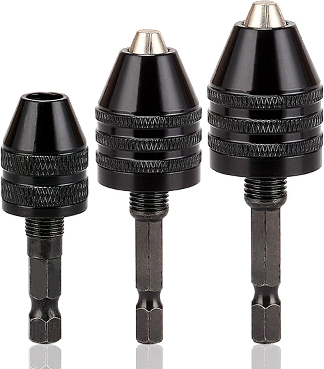 KuangBBBTools Keyless 1/2" Drill Chuck Chuck Coversion with 1/2-20 UNF ...