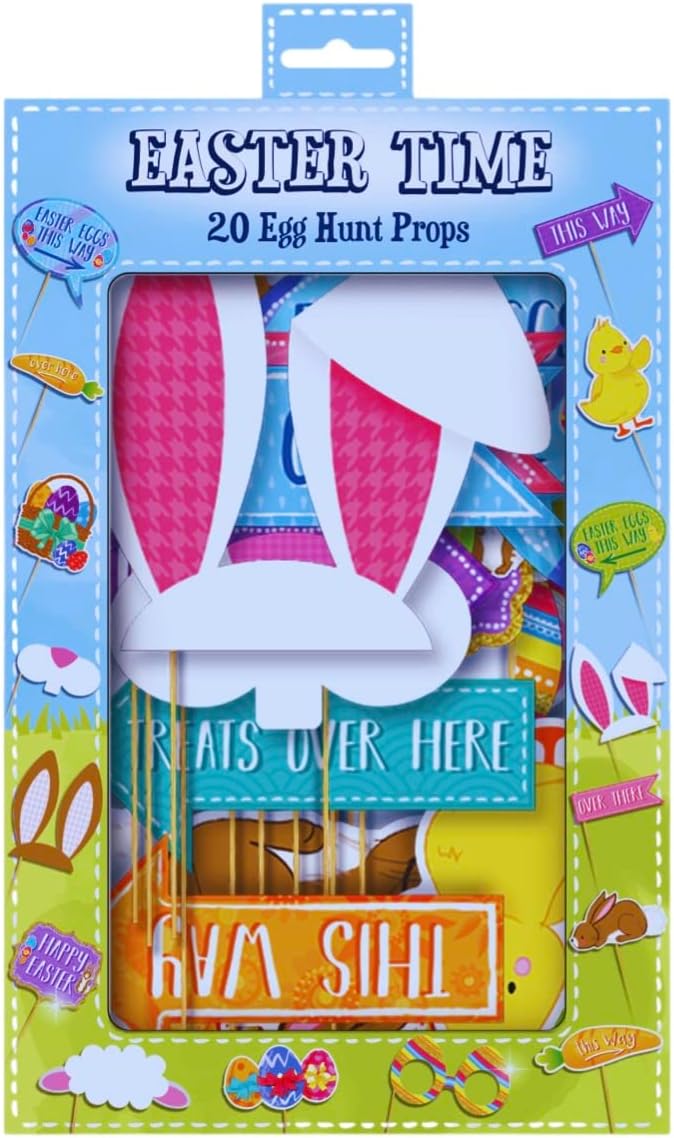 AKEDE Easter Egg Hunt - Easter Time 20 Egg Hunt Props - Easter Egg Hunt ...