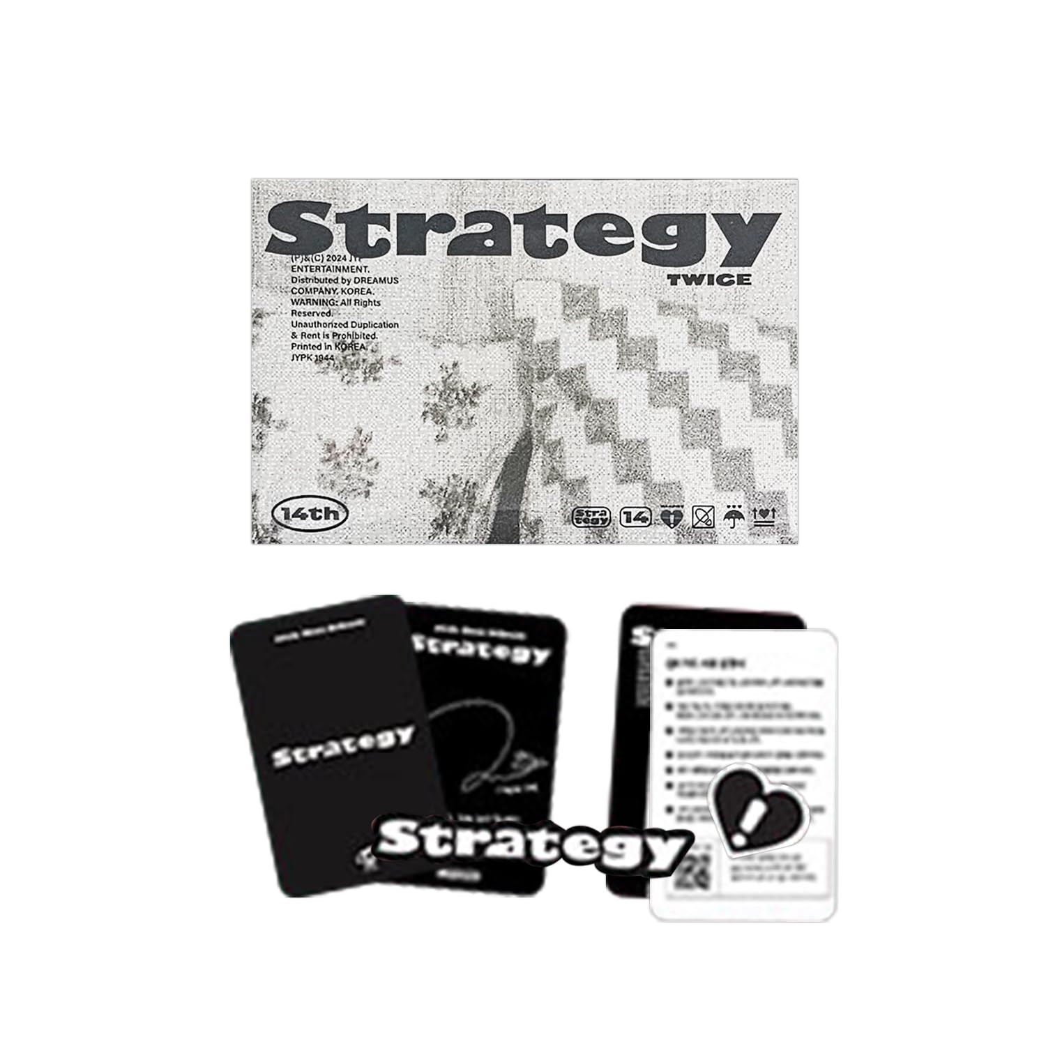 TWICE - 14th Mini Album [STRATEGY] (Platform_Nemo Ver. / Step 3 Ver.) Out Box + Photocard ...