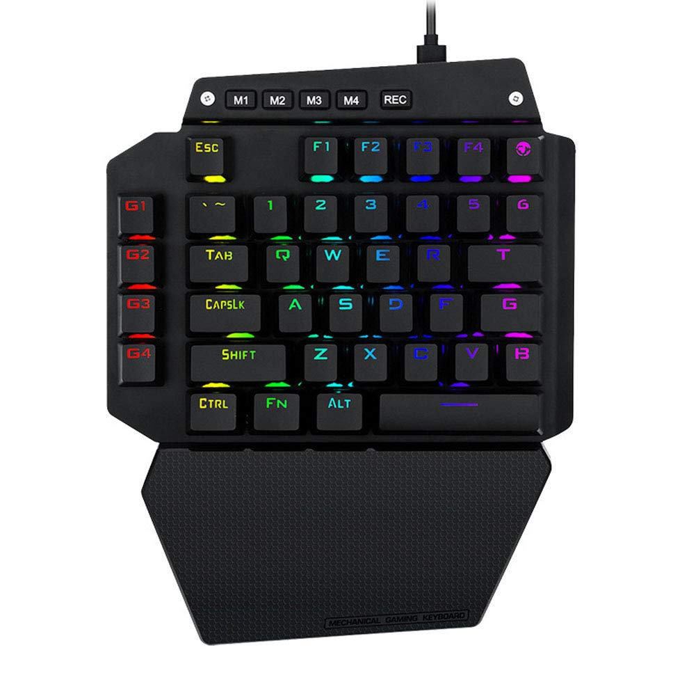 Buy ZHHAOXINPA Cozy Single Handed Keypad, Gaming Keyboard, Rgb Wired ...