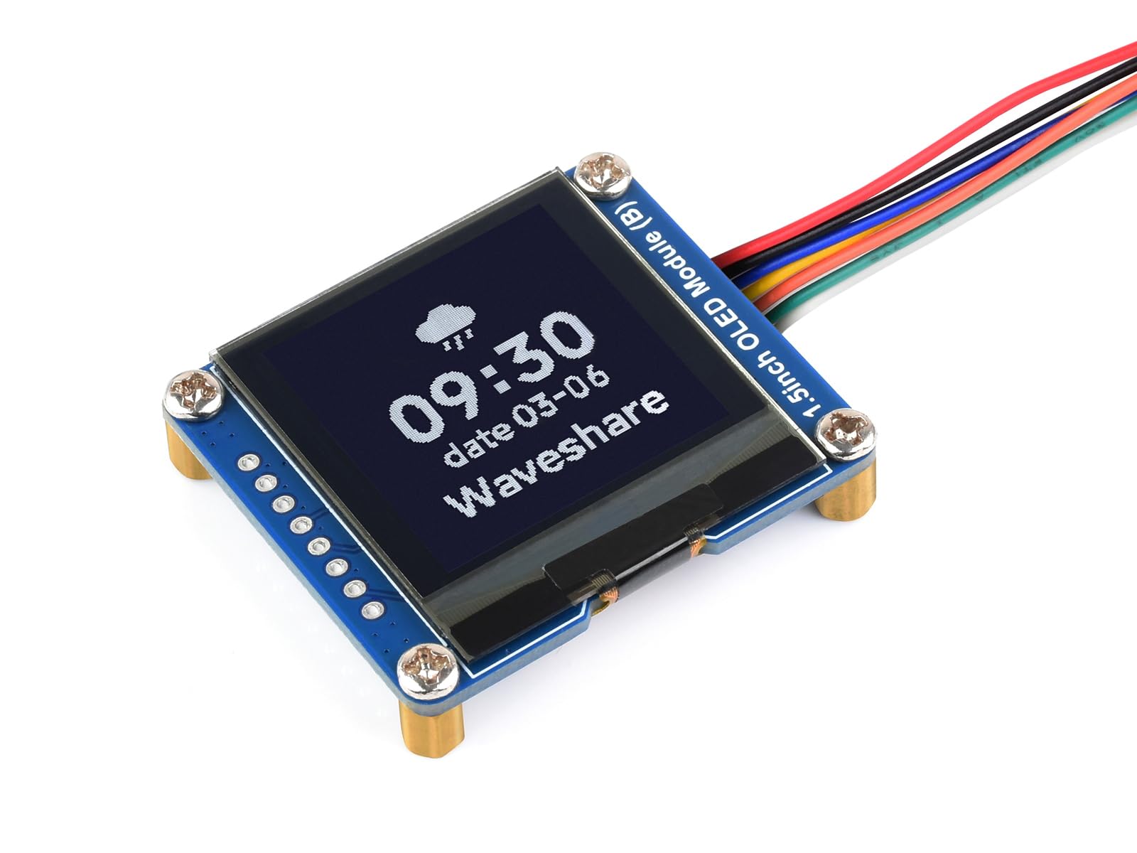 Buy Waveshare 15inch Oled Display Module 128×128 Resolution I2c Oled Screen For Raspberry Pi