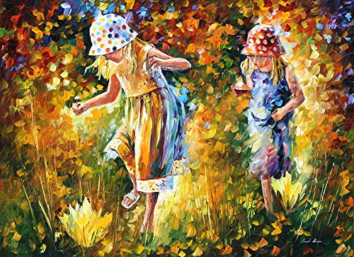 Amazon.com: Two Sisters — ARTISTIC SIGNED PRINT Figures Modern ...