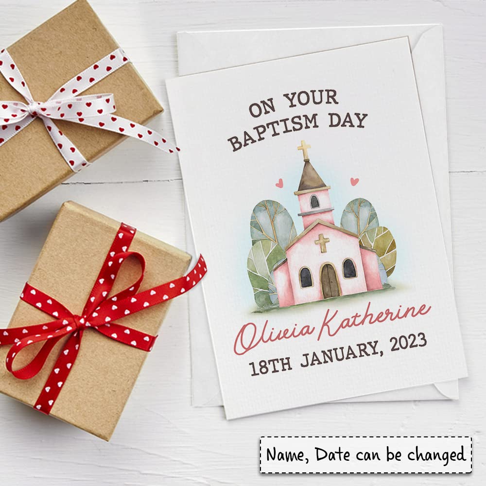 Personalized Christening Cards 10 Personalised Christening Baptism