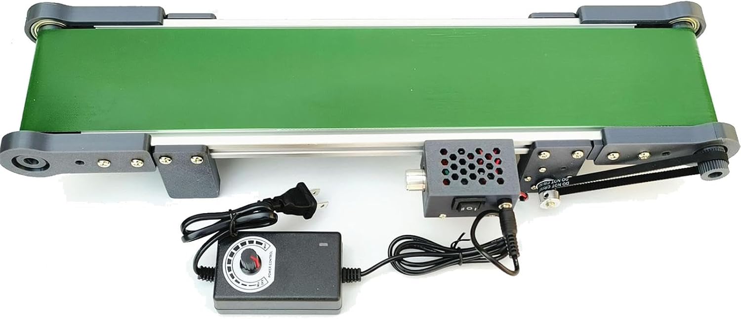 Amazon.com: HEAXIY Electric Desktop Conveyor Belt, Speed Adjustment PVC ...