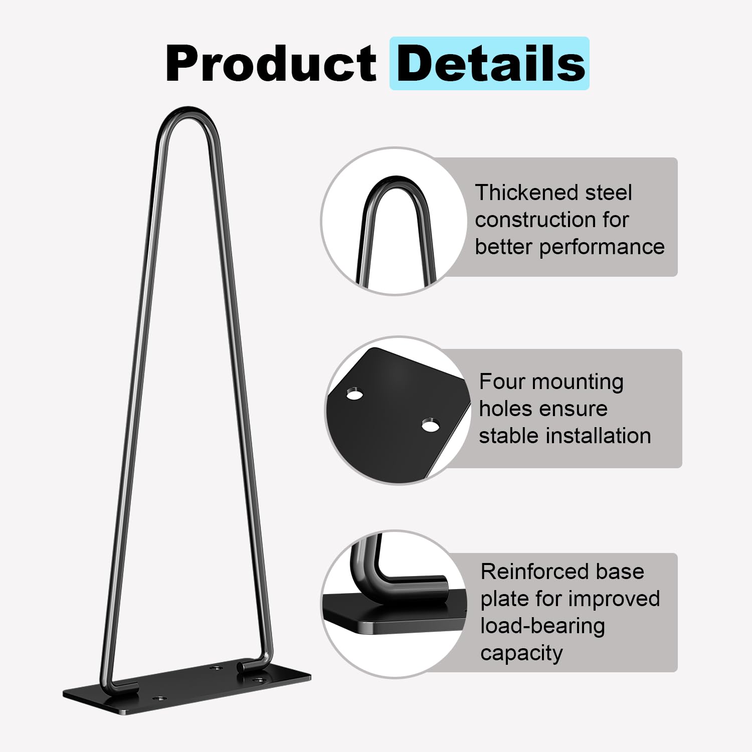 Snapklik.com : BATTIFE (2 Pack) Traffic Cone Holder For Truck, Rust ...