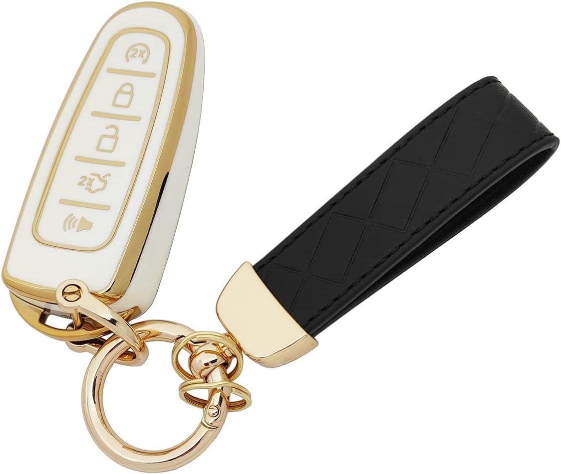 Amazon.com: TPU Protective Key Fob Cover Case Compatible with Ford ...