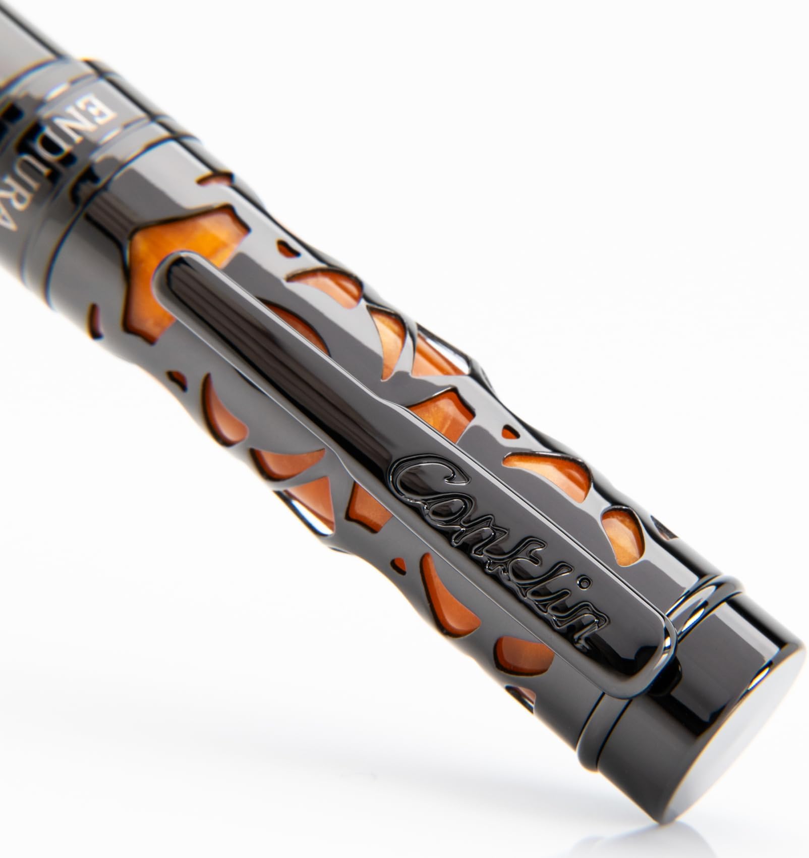 Amazon.com : Conklin Endura Deco Crest Ballpoint Pen in Blue with Rose ...