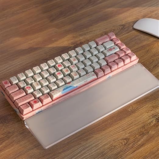Amazon.com : PAKJEL Custom Acrylic Keyboard Wrist Rest, Transparent ...