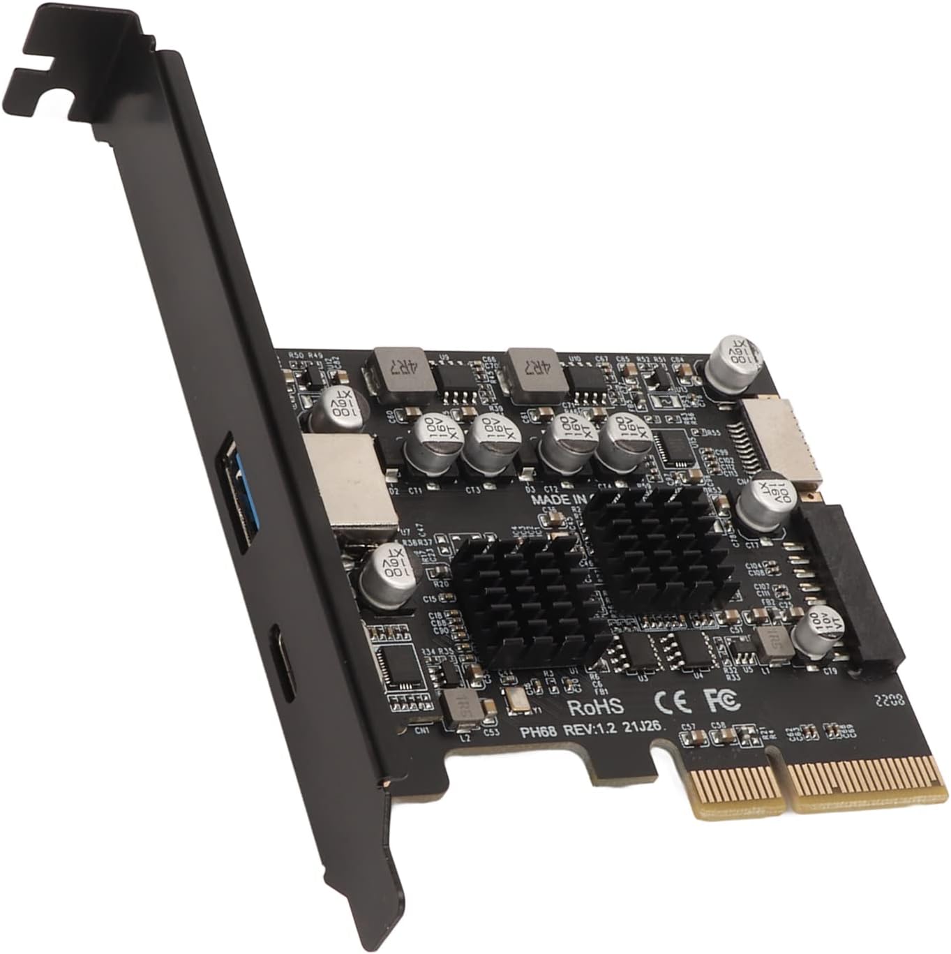 Carte USB PCIE 18 W Power Delivery, PCI Express 3 ports (Type C, 2 x ...