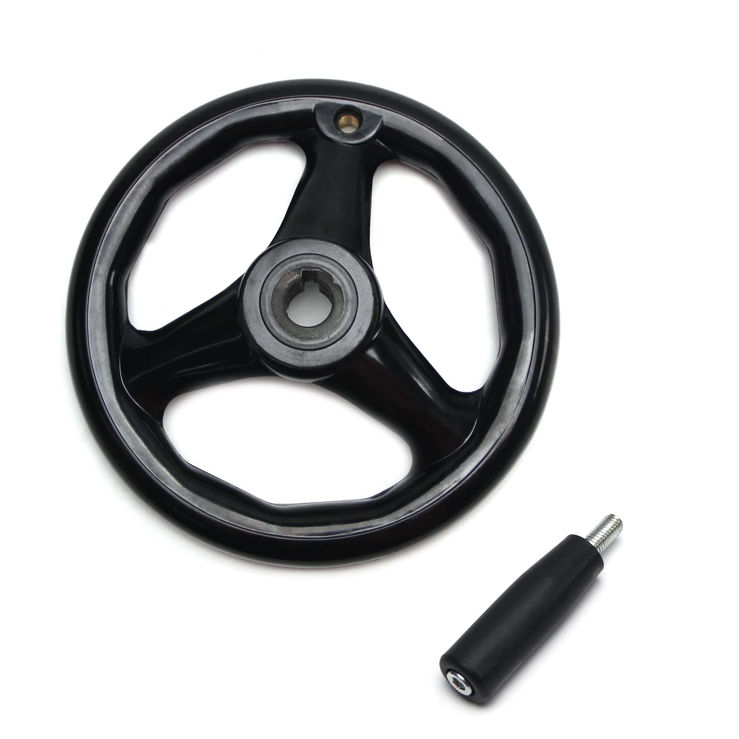 Amazon.com: Othmro 1Pcs Round Three Hand Wheel 0.71in Center Hole ...
