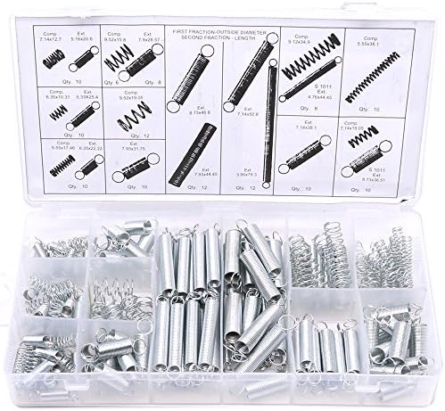 Spring Assortment Kit, Tiberham 200 Pcs Assorted Extension and ...