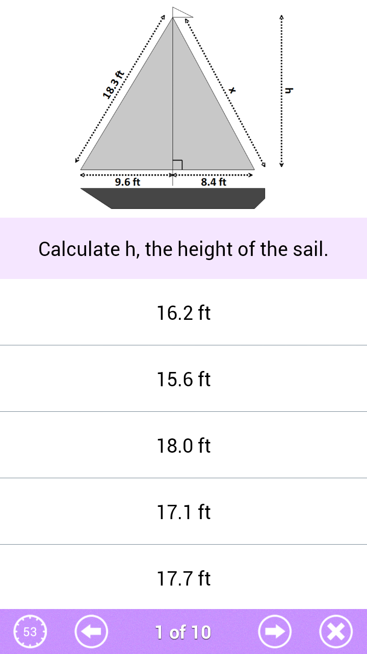 GRE Math : Geometry Review Lite - App on Amazon Appstore