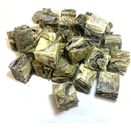Dried Fish Cubes 2kg 100% Natural 100% Fish Skin Dog Treats Chews Hypo ...