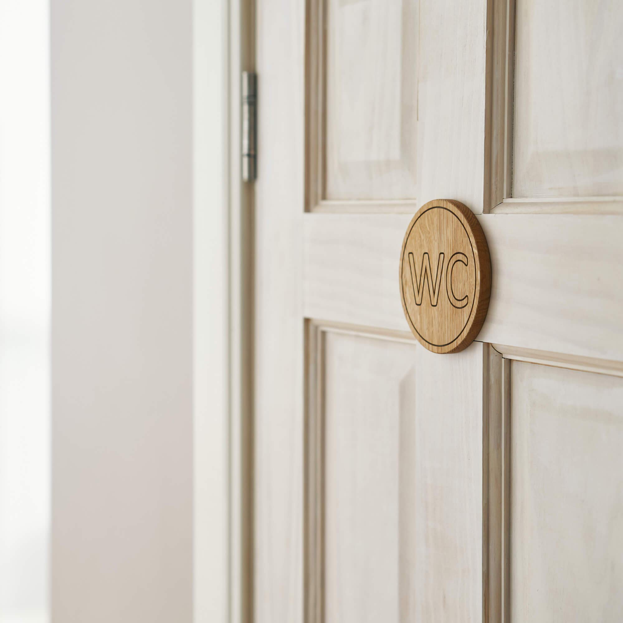 Buy Door Sign Beautiful Decorative Wooden Restroom Bathroom Wardrobe WC ...