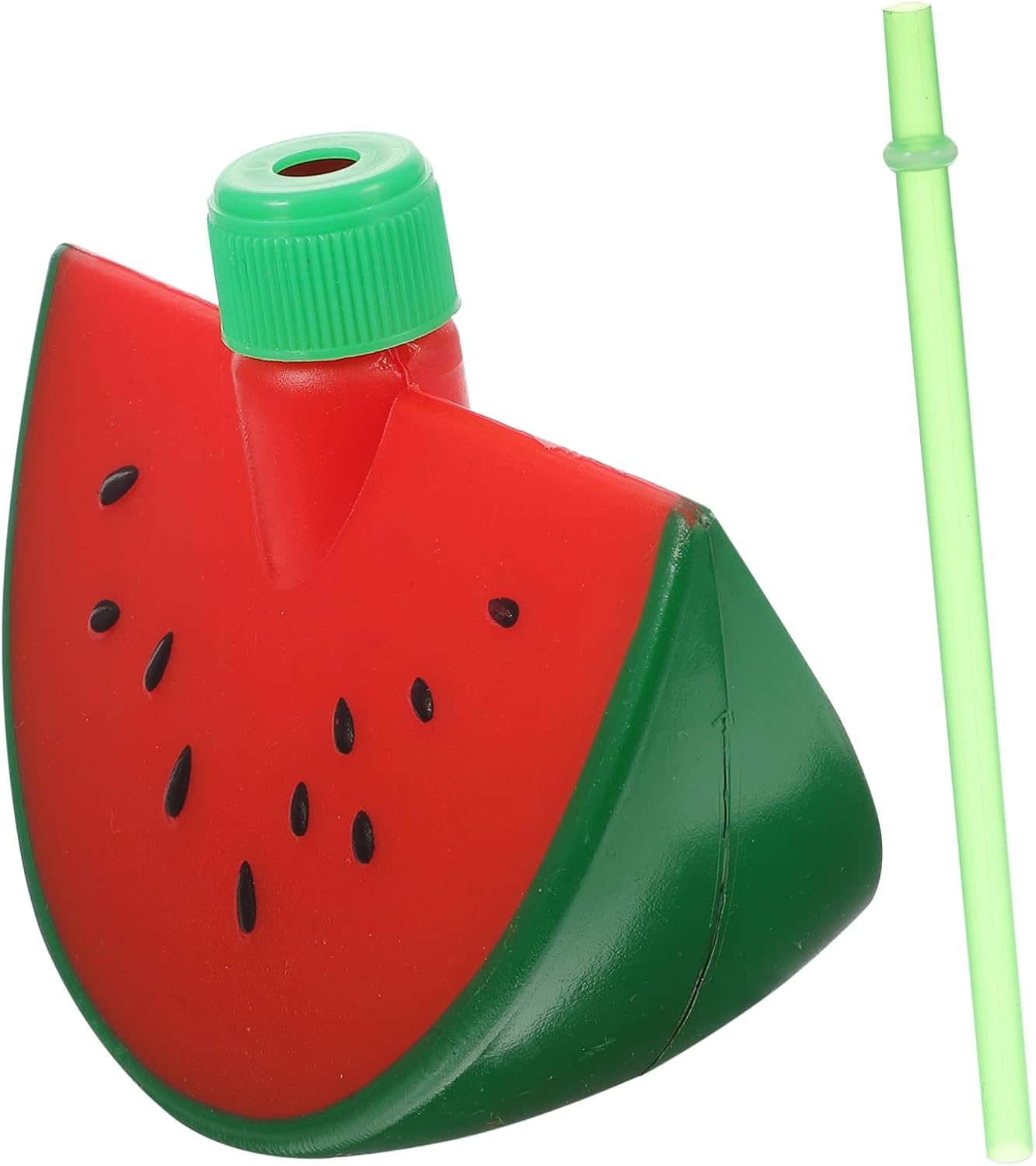 Amazon.com: Yardwe Summer Party Watermelon Juice Cup Silly Straw ...