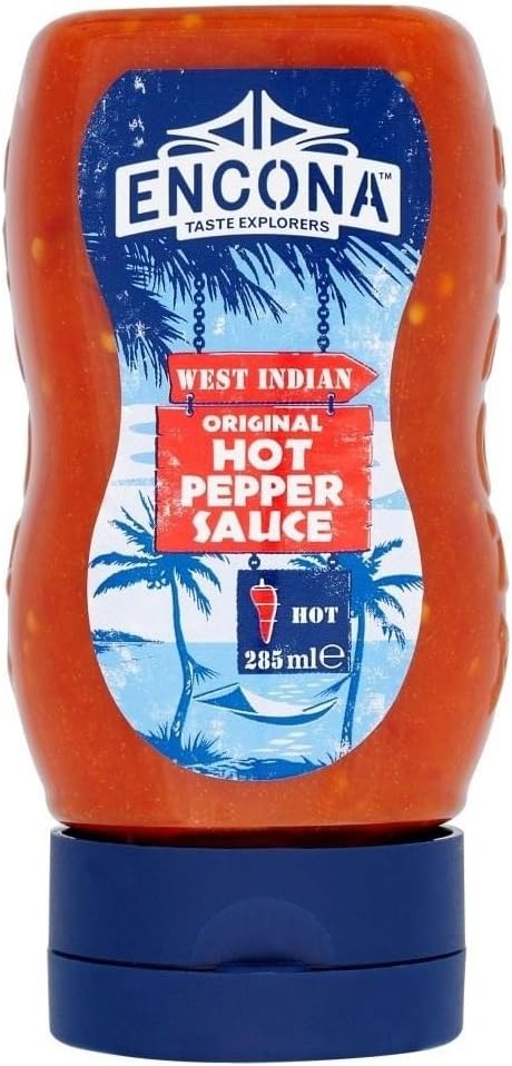 Encona Original Hot Pepper Sauce (285ml) - Pack of 6 : Amazon.co.uk ...