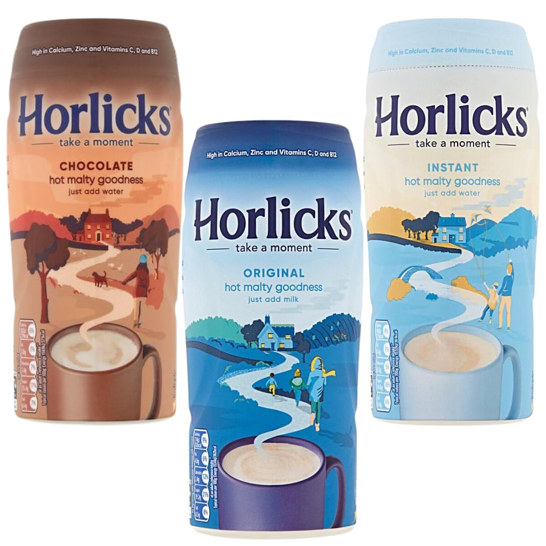 Hot Chocolate Bundle With Horlicks Chocolate Malt 400g, Instant Malted ...