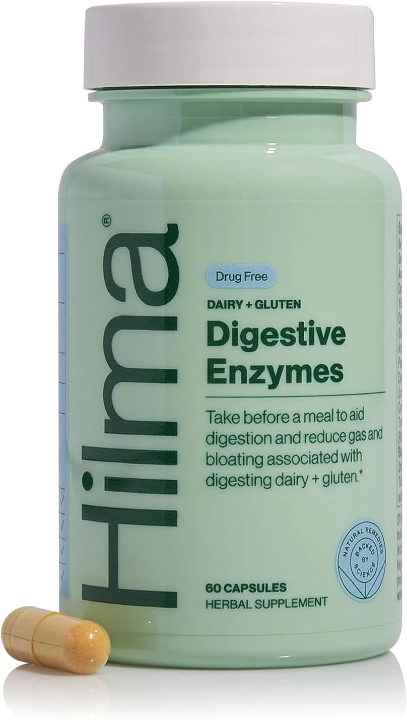 Amazon.com: Hilma Digestive Enzymes for Women – Bloating Relief with ...