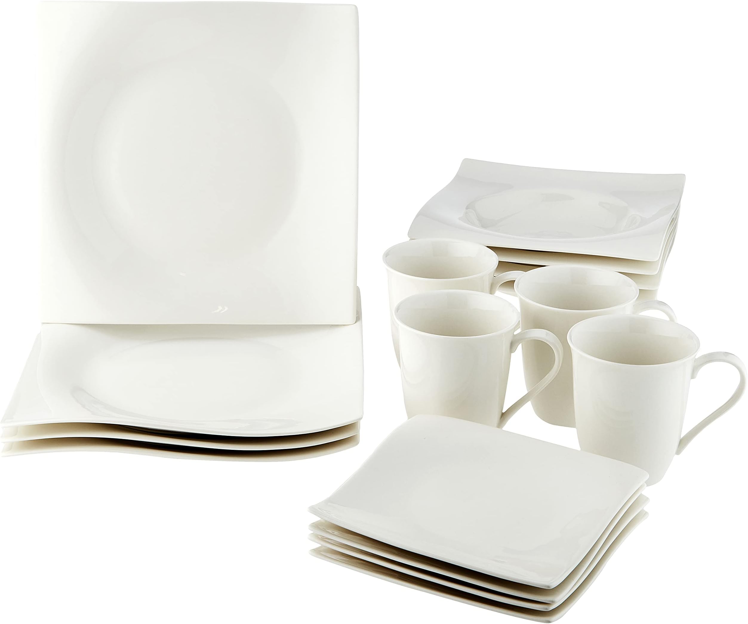 Amazon.com | Maxwell & Williams Motion 16 Piece Dinnerware Set, Color ...