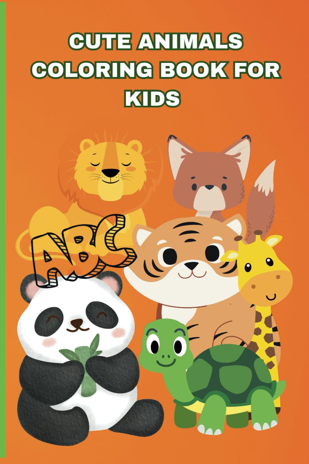 Cute Animals Coloring Book For Kids: Educational Coloring Pages With ...