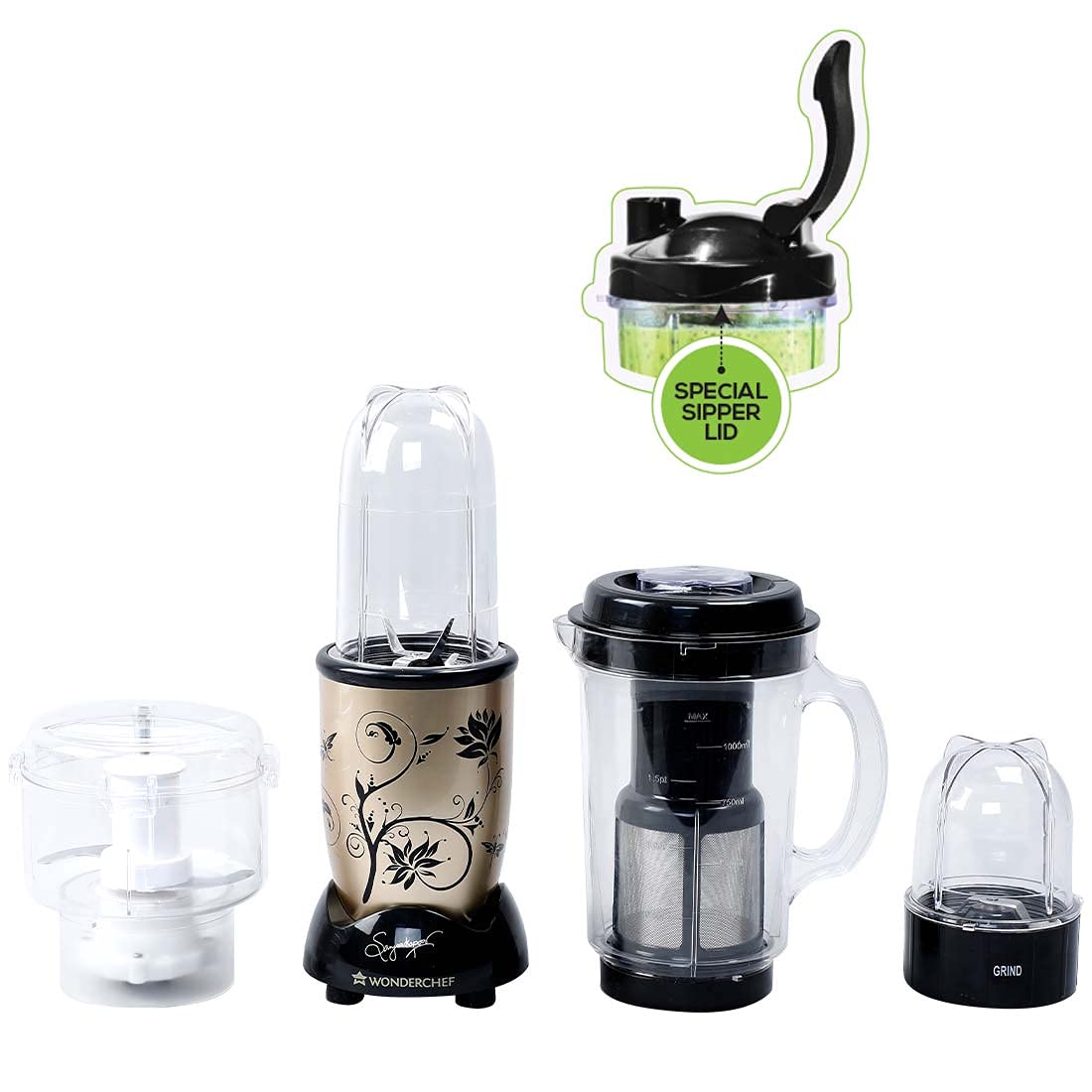 Buy Nutri-Blend Complete Kitchen Machine, 22000 RPM Mixer-Grinder ...