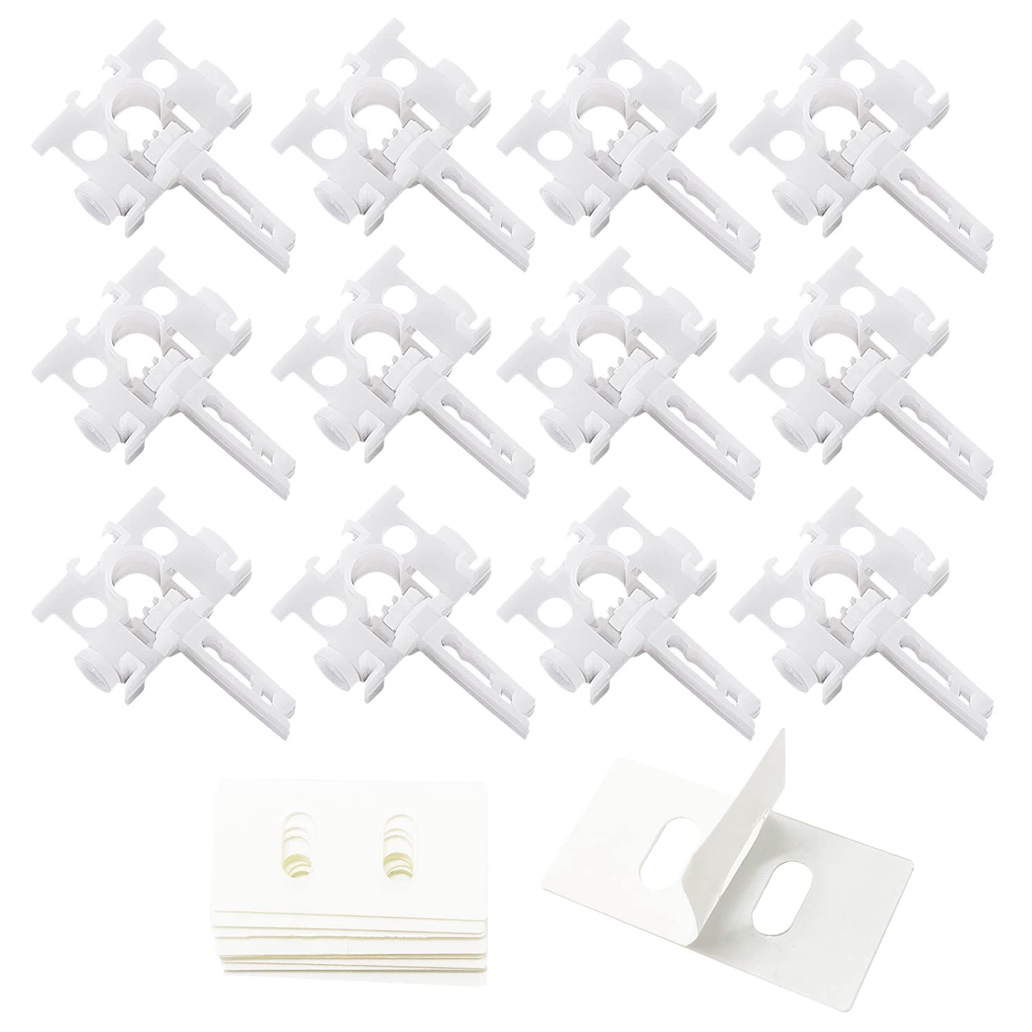 Amazon.com: NANSHINE 12 Pcs Vertical Blind Repair Carrier, 40pcs Clear ...