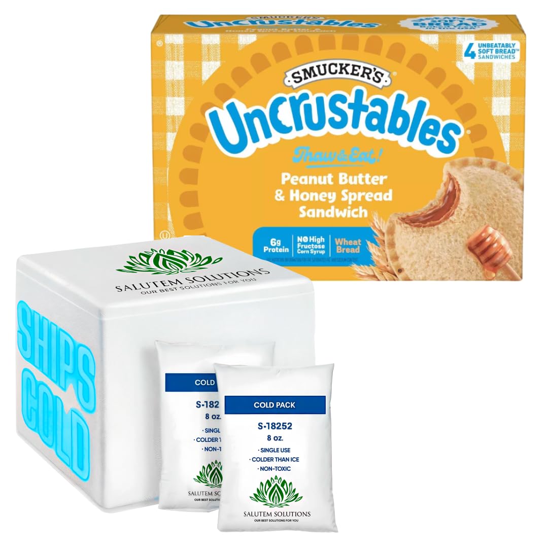 Amazon.com: Uncrustables Sandwich, Peanut Butter & Honey Spread, 4 ...