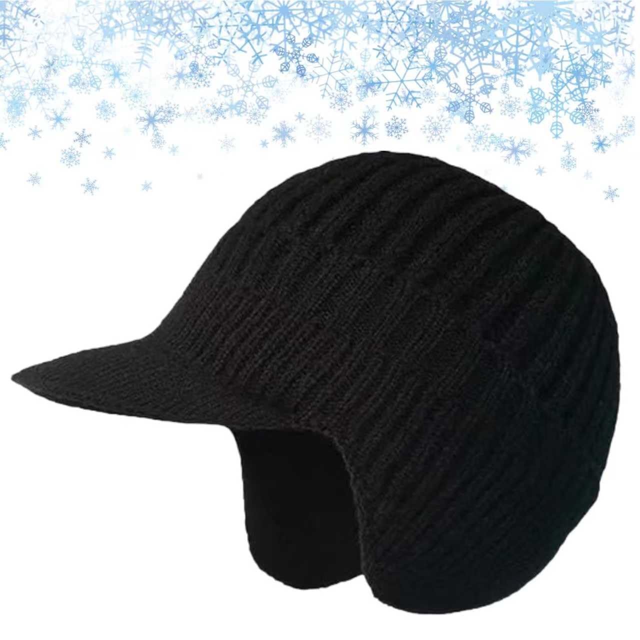Sherum Cozyhead Beanie，Joyhnny Sherum Winter Beanie with Brim，Outdoor ...
