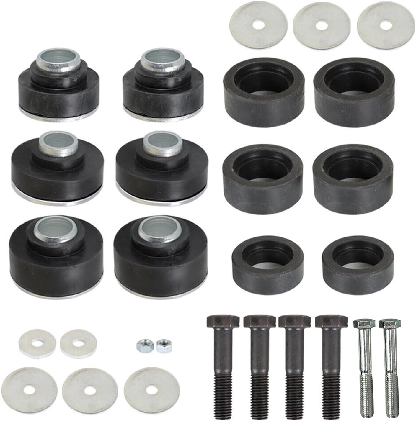 Amazon.com: iiLentes Subframe Body Cab Mount Bushing Kit With Bushings ...