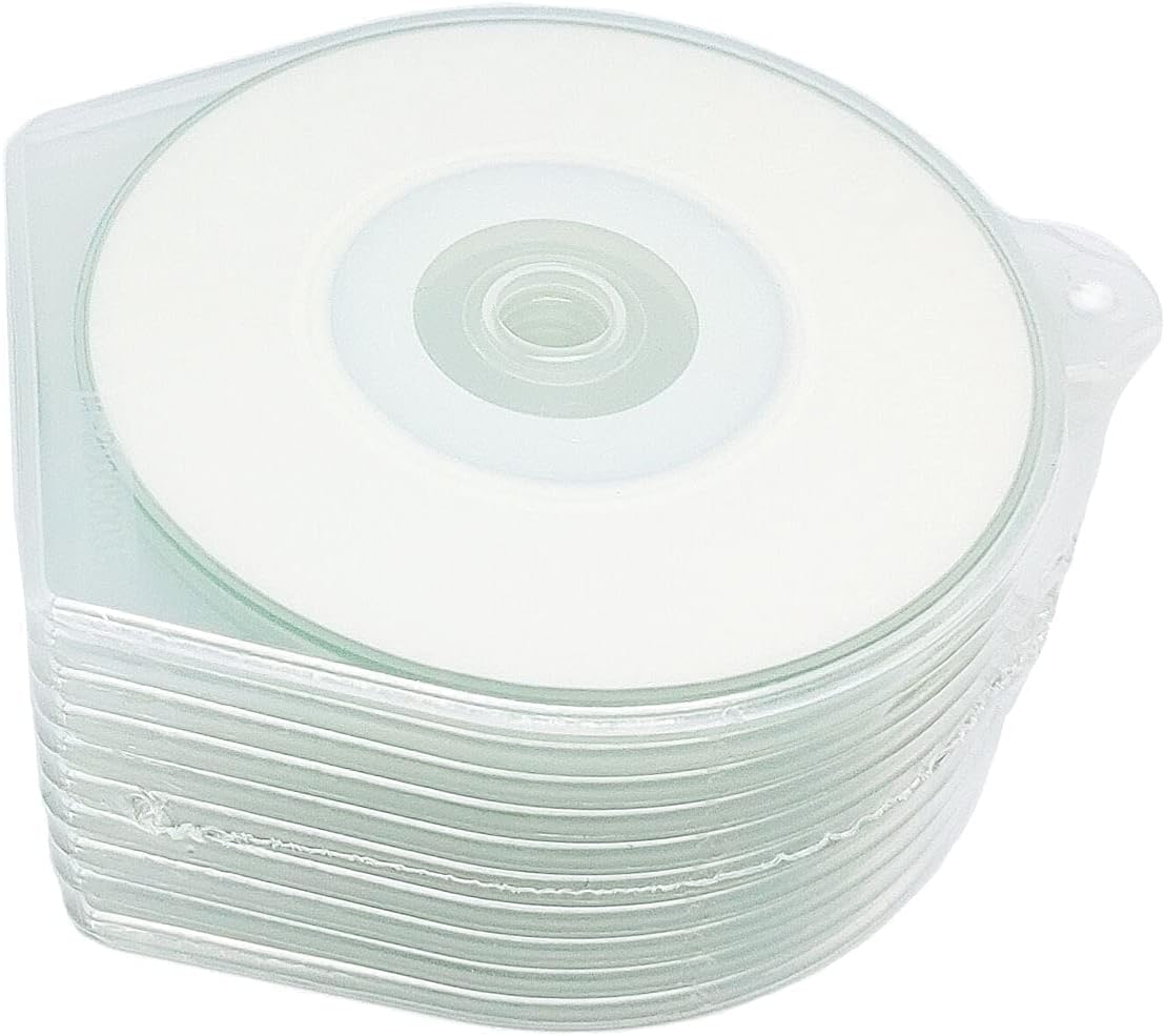 Bedruckbare Mini-CD Rohlinge 8cm CD-R Inkjet Printable Weiß 25min/220MB - 10 Stück in Mini-CD ...