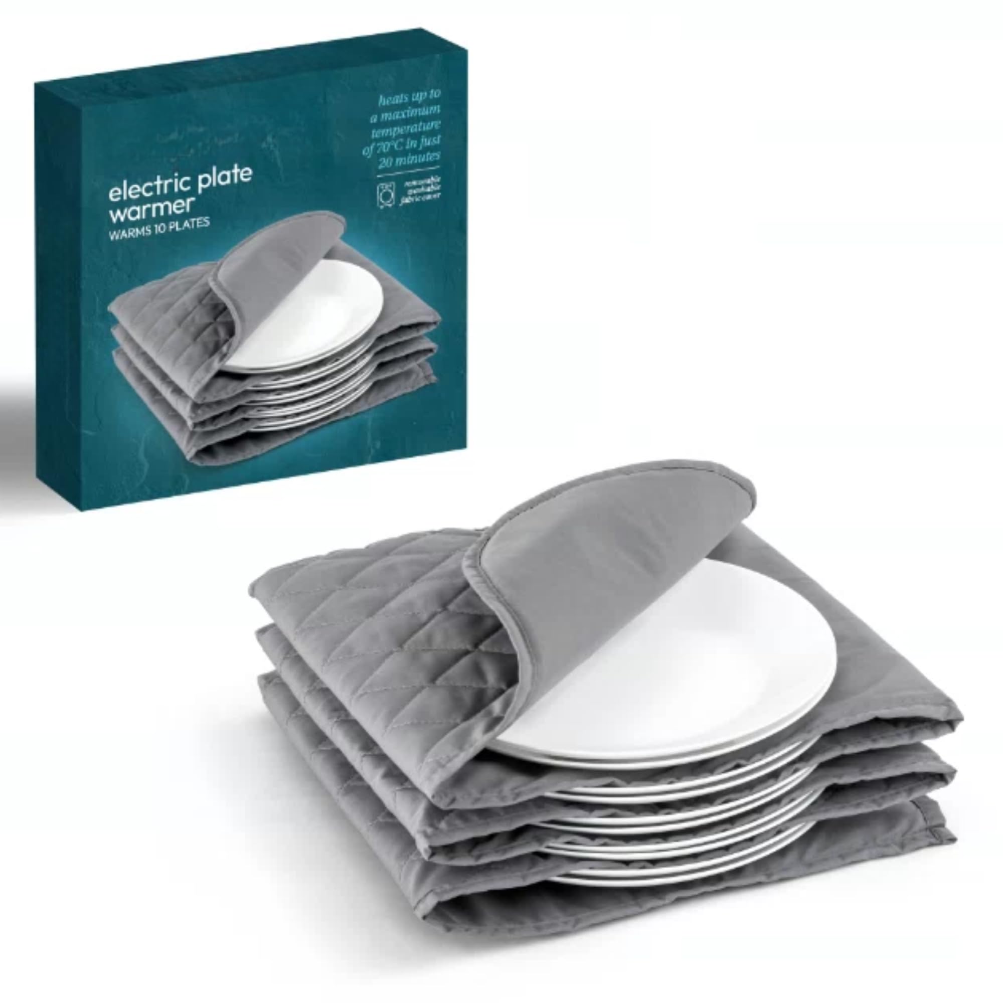 Straame Electric Plate Warmer – 10 Plate Capacity, Adjustable ...