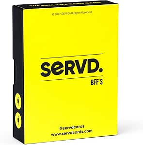 SERVD - BFF's - The Hilarious Real-Life Card Game for Friends : Amazon ...