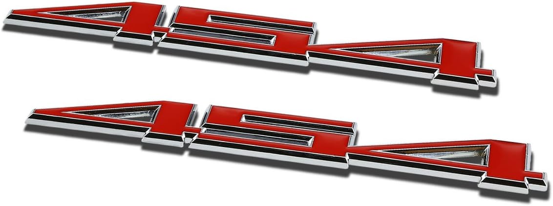 Amazon.com: Auto Dynasty 2 x Metal Emblem Decal Logo Trim Badge 454 ...