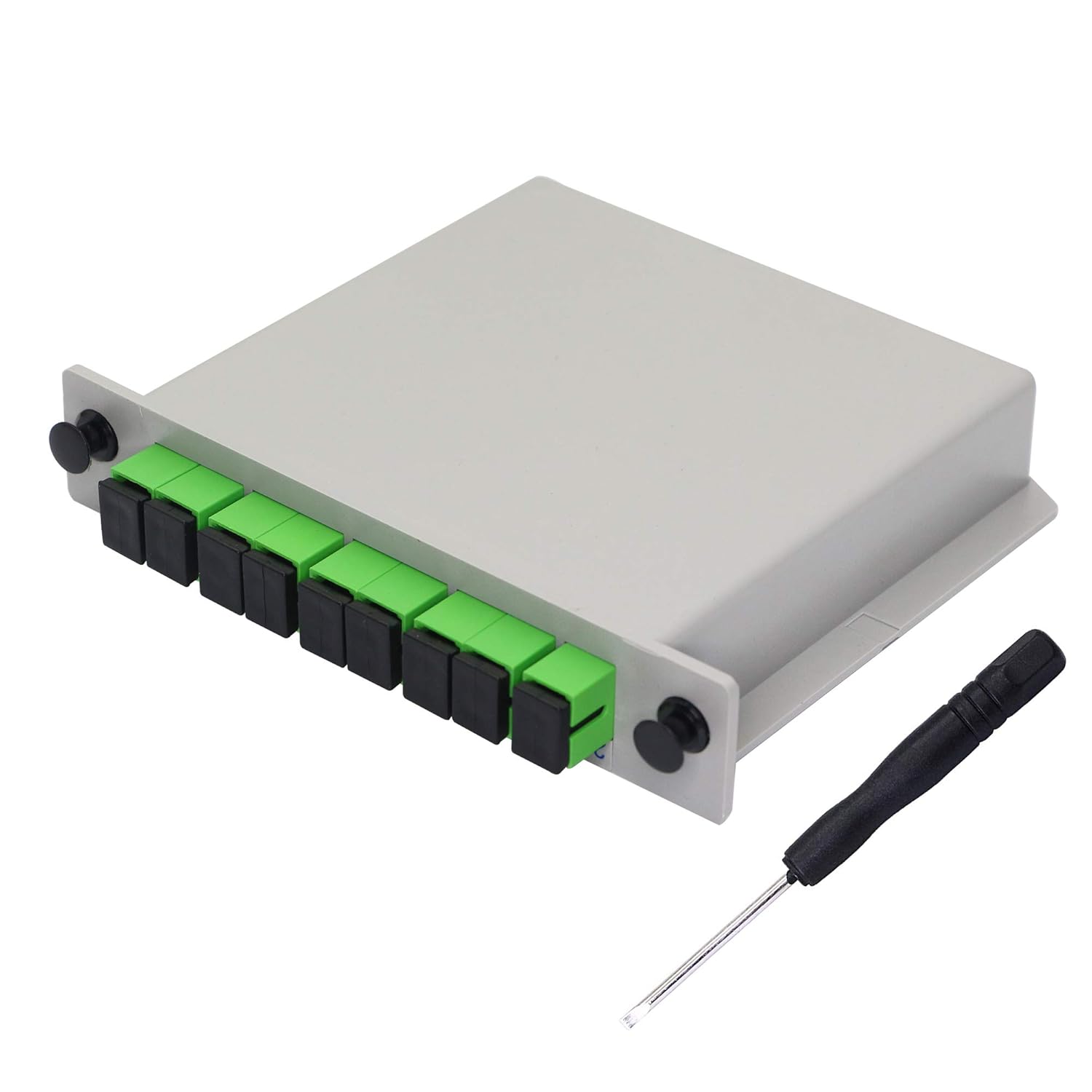 Buy GINTOOYUN 1x8 SC/APC Cassette Card Inserting PLC Splitter Module 1: ...